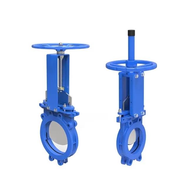Manual Wafer Knife Gate Valve for Slurry, Wastewater & Industrial Solid ...